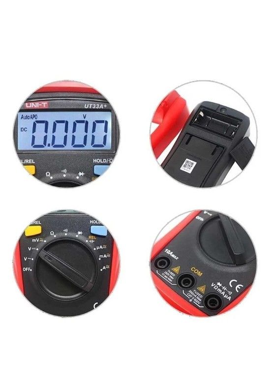 Unit UT33A+ 600V Dijital Multimetre Ölçü Aleti | UNI-T